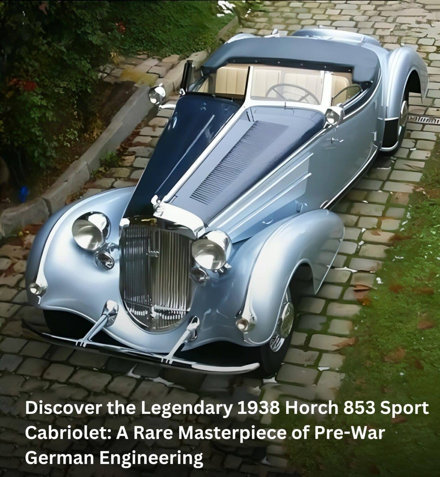 Discover the Legendary 1938 Horch 853 Sport Cabriolet: A Rare ...